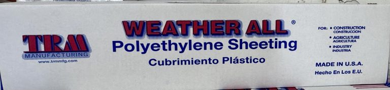 4 Mil 20x100 Black Plastic Sheeting - MFRS Direct